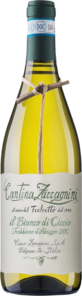 Cantina Zaccagnini - Tralcetto Trebbiano d'Abruzzo DOC Bianco di Ciccio ...